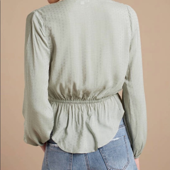 Tobi | Tops | Tobi Tie Up Satin Blouse | Poshmark